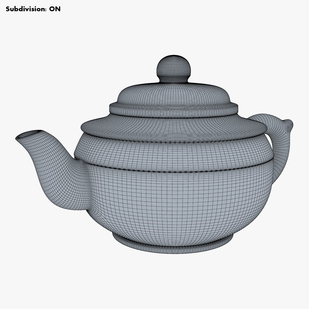 Clay Teapot 350ml M 1 Model - TurboSquid 2106011