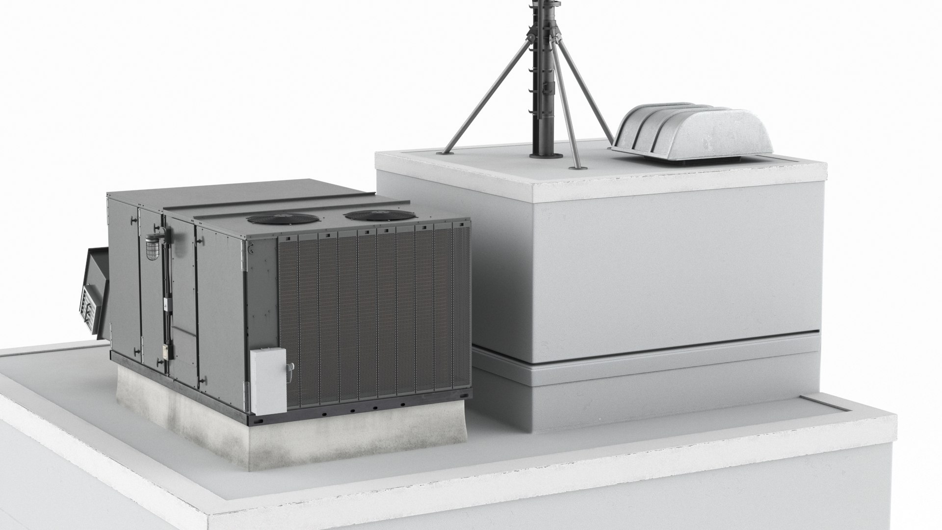 3D Chiller HVAC Rooftop Station - TurboSquid 2328201