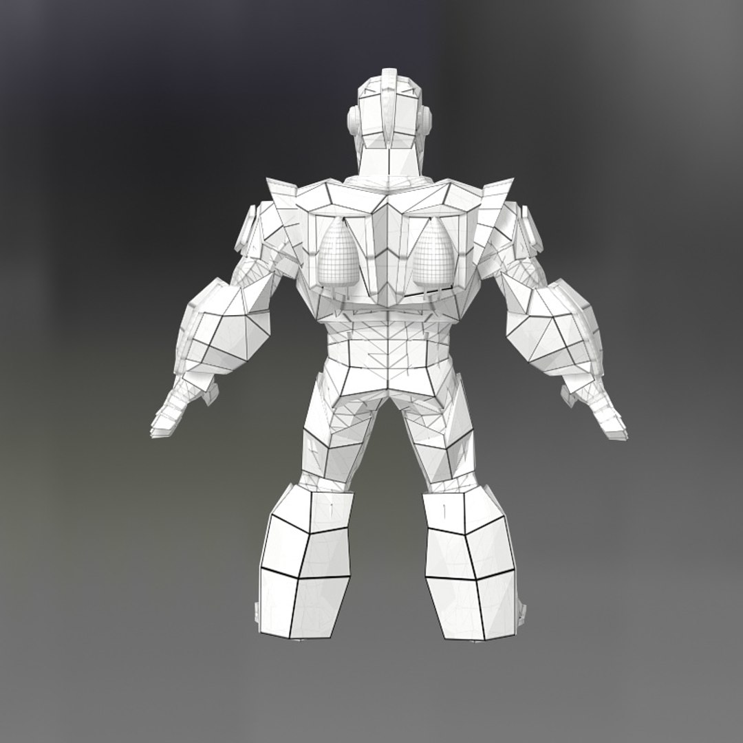 3d Space Hero Cartoon