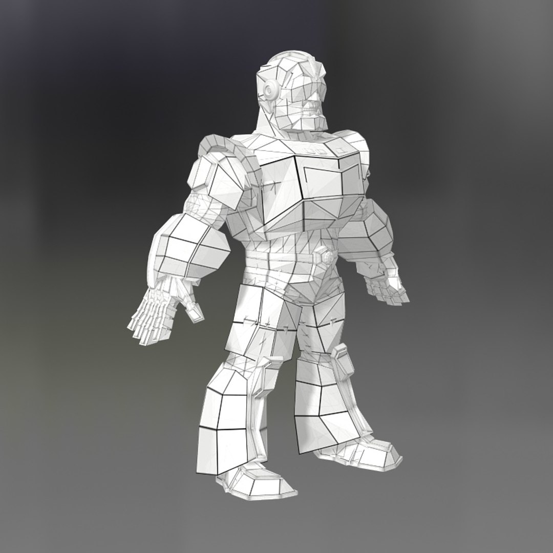 3d Space Hero Cartoon