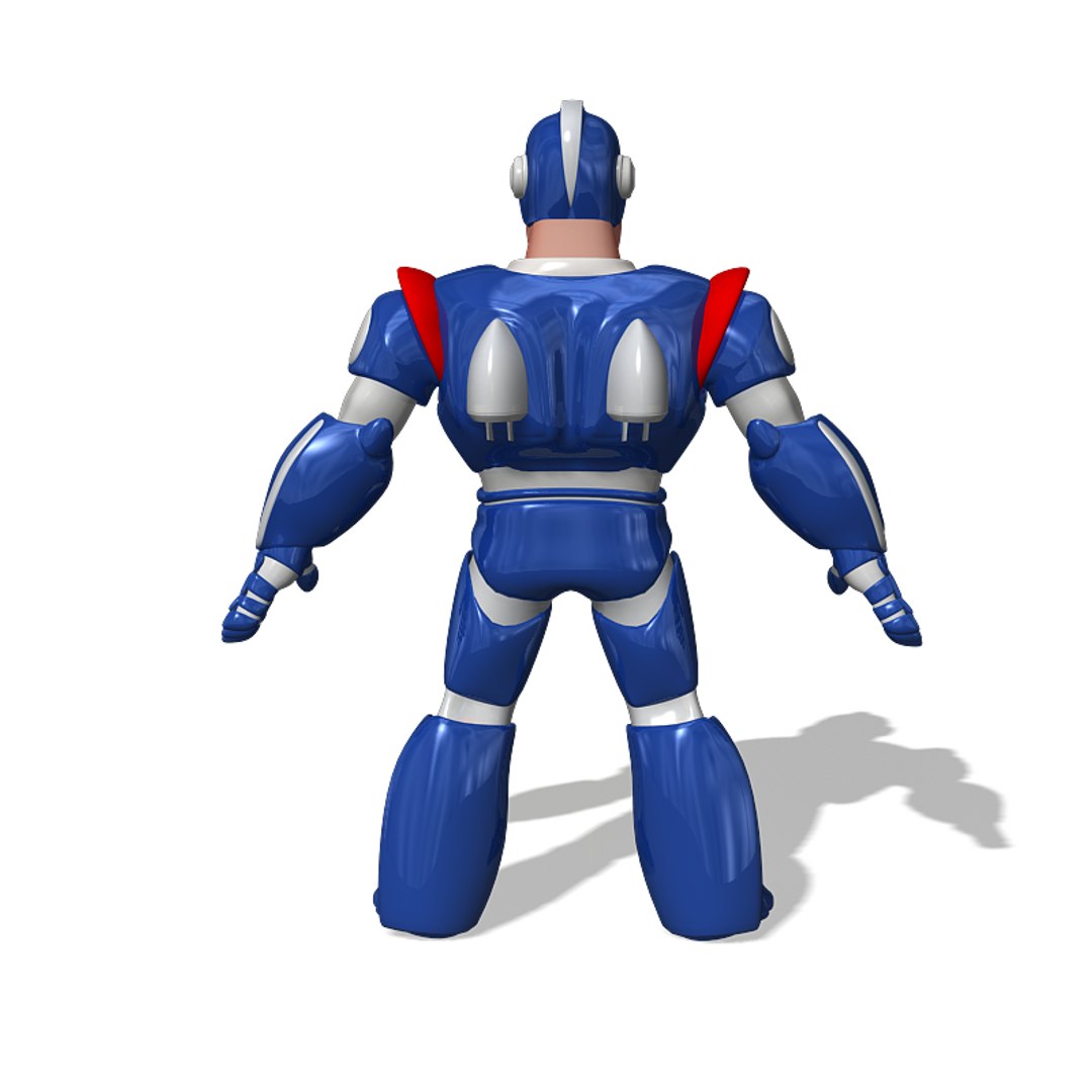 3d Space Hero Cartoon