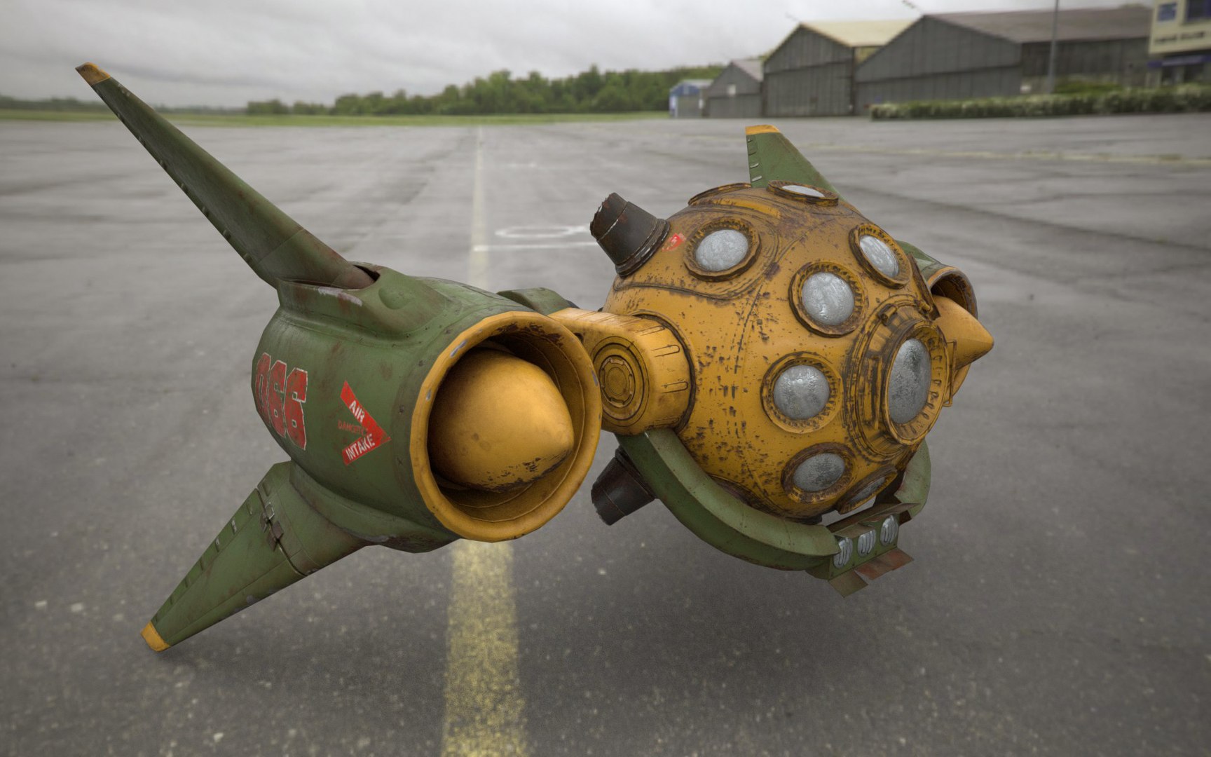 3D Scout Space-ship Rs-1 - TurboSquid 1218614