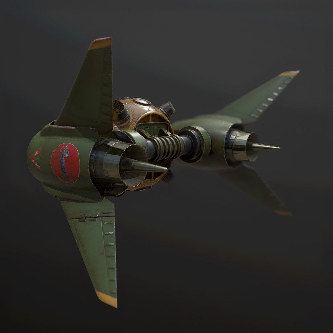 3D Scout Space-ship Rs-1 - TurboSquid 1218614