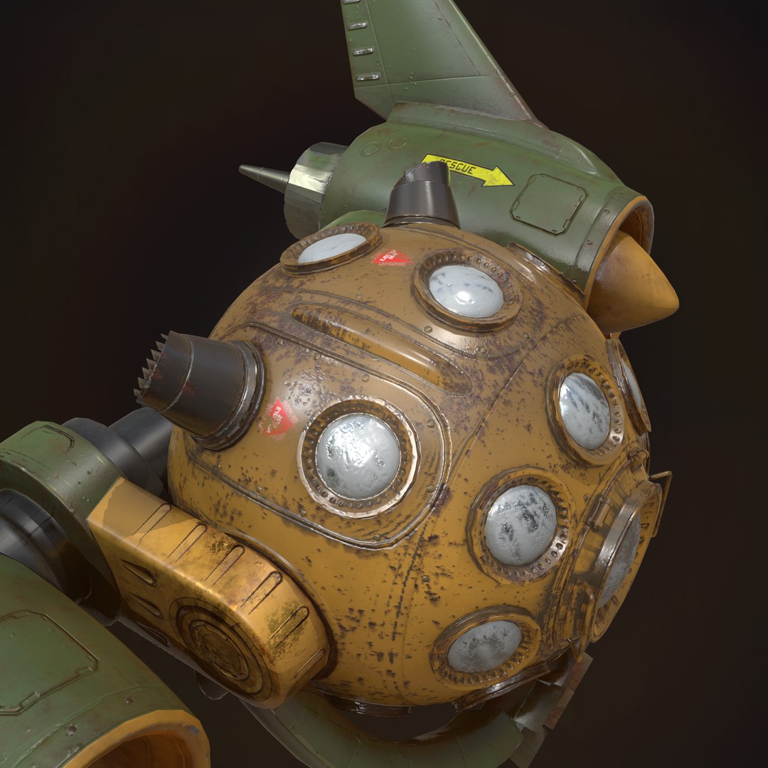 3D Scout Space-ship Rs-1 - TurboSquid 1218614