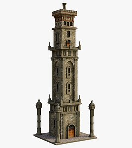 3D Fantasy Tower - TurboSquid 1888365
