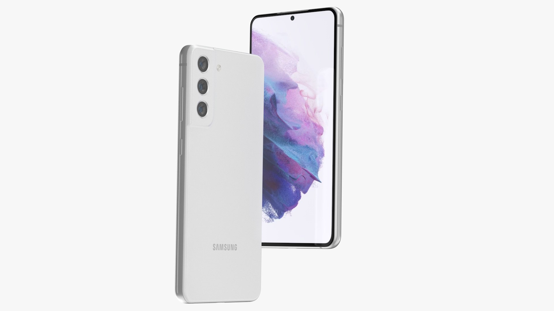 3D Model Samsung Galaxy S21 FE White - TurboSquid 1745890