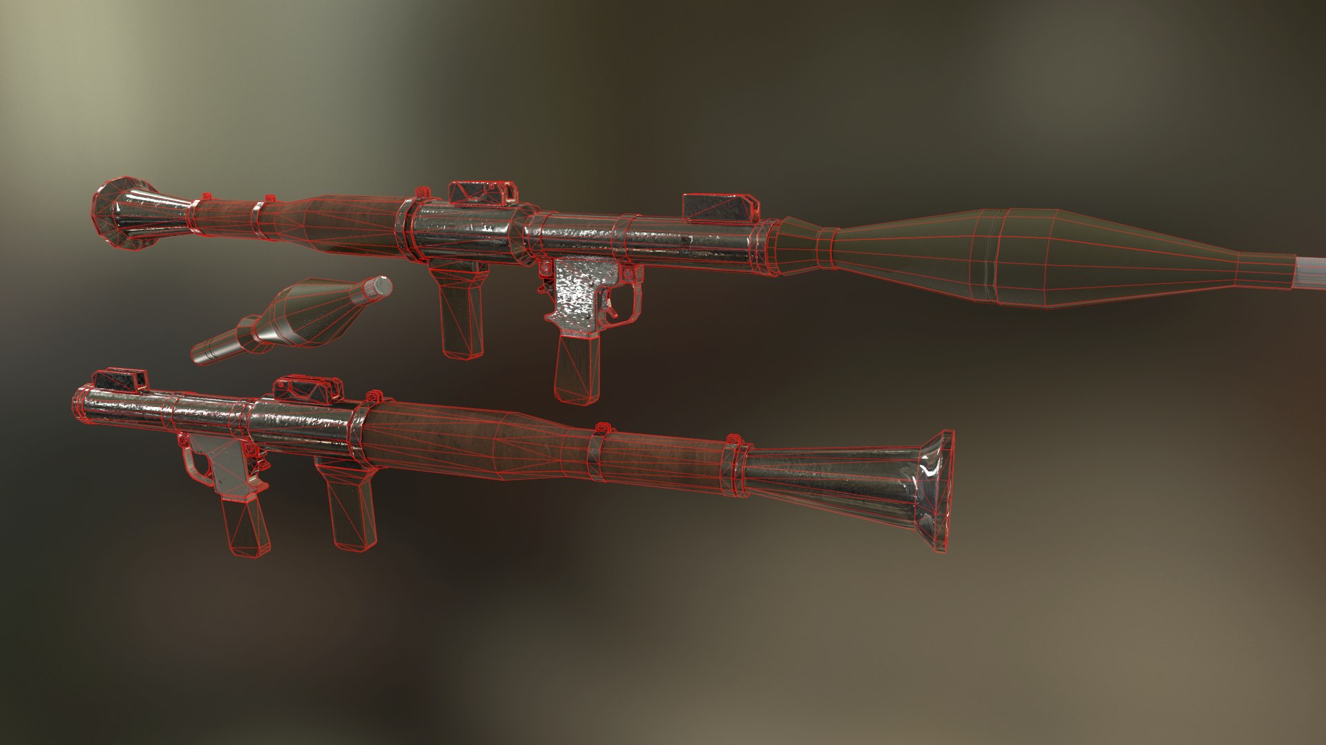 3D Ready Rpg-7 Games - Model - TurboSquid 1166852