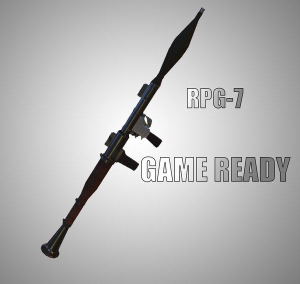 RPG-7低聚 - 游戏就绪3D模型 - TurboSquid 1166852