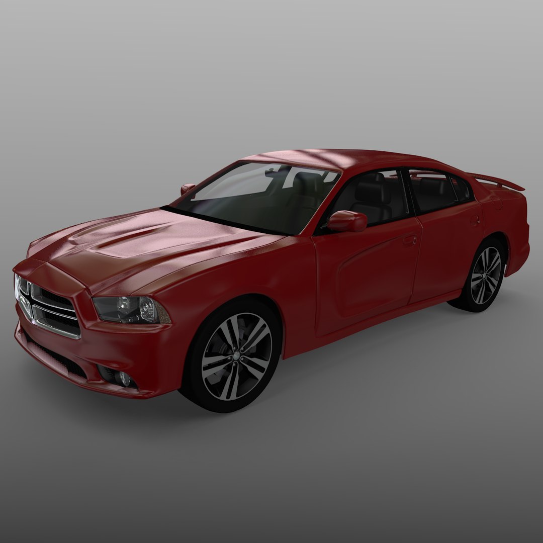 Blend Photorealistic 2012 Dodge Charger