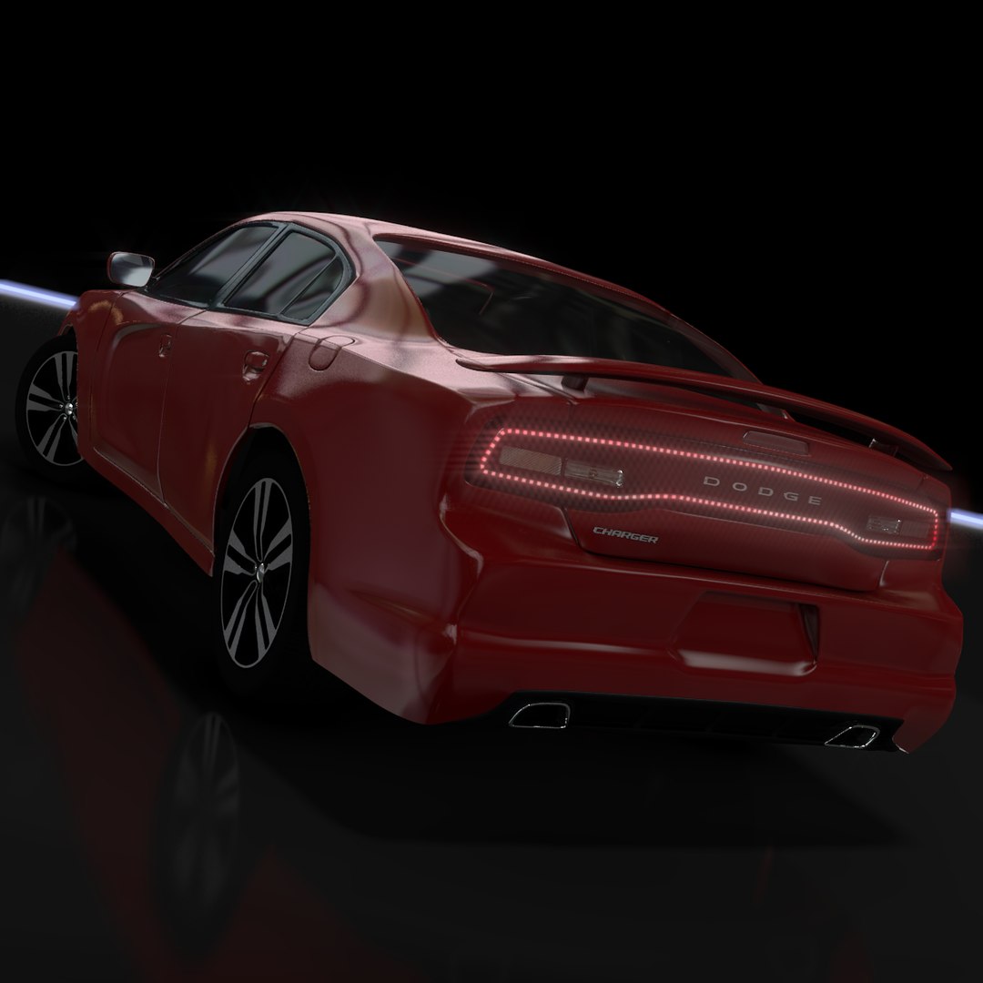 Blend Photorealistic 2012 Dodge Charger