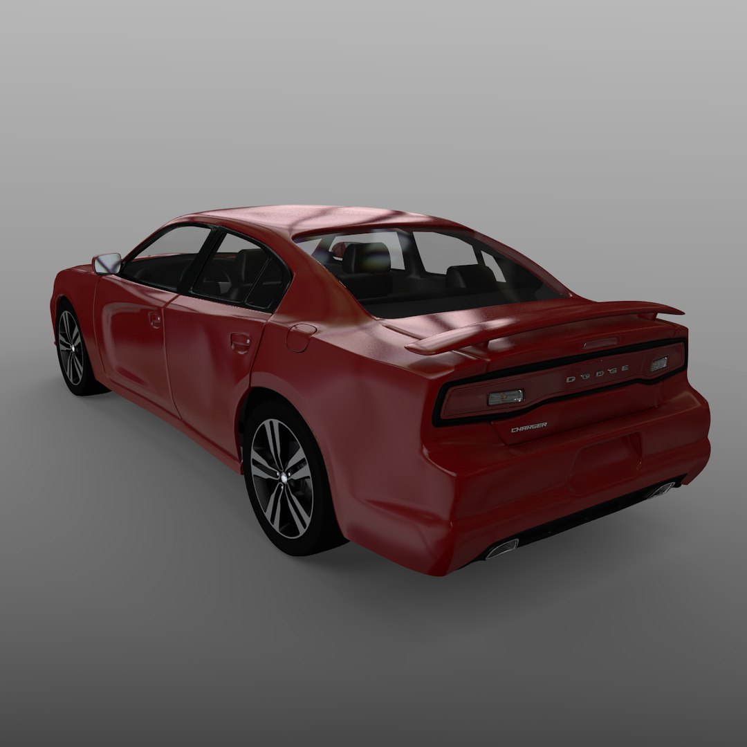 Blend Photorealistic 2012 Dodge Charger