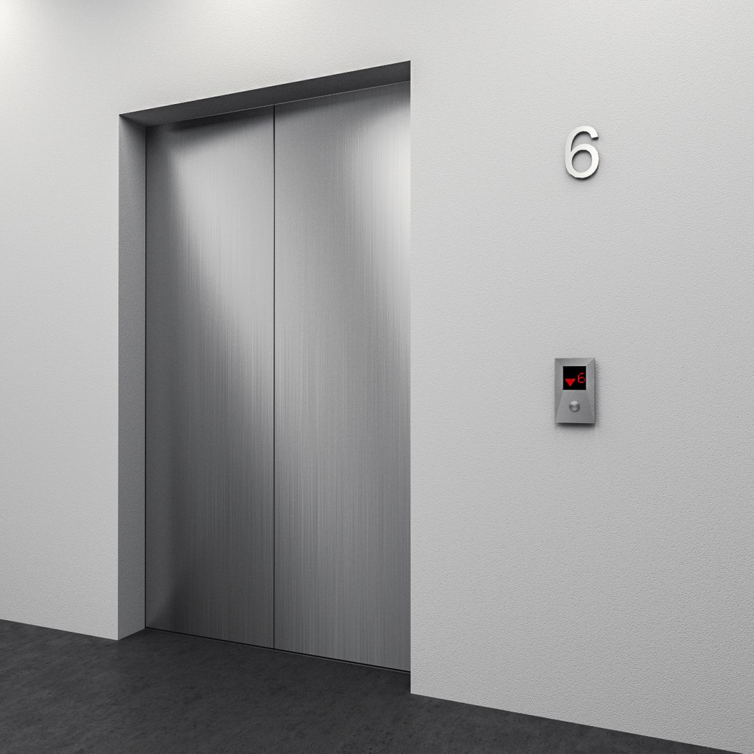 3d Model Elevator Otis