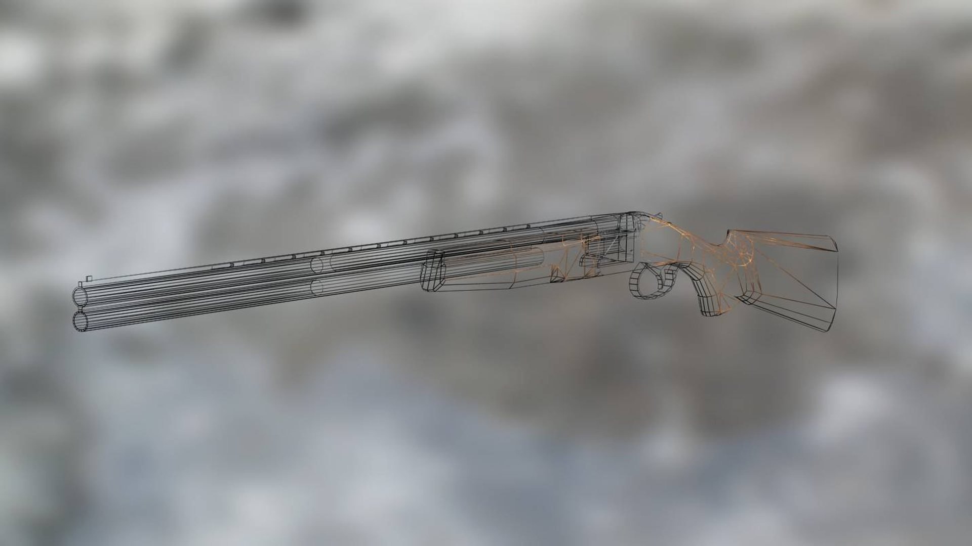 IZH-27 shotgun 3D - TurboSquid 1986509