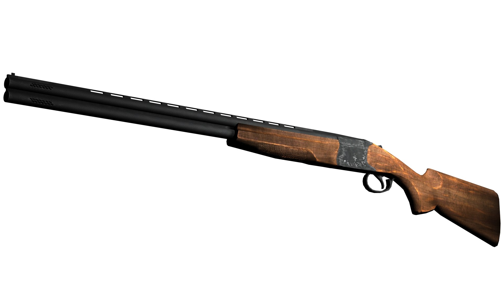 IZH-27 shotgun 3D - TurboSquid 1986509