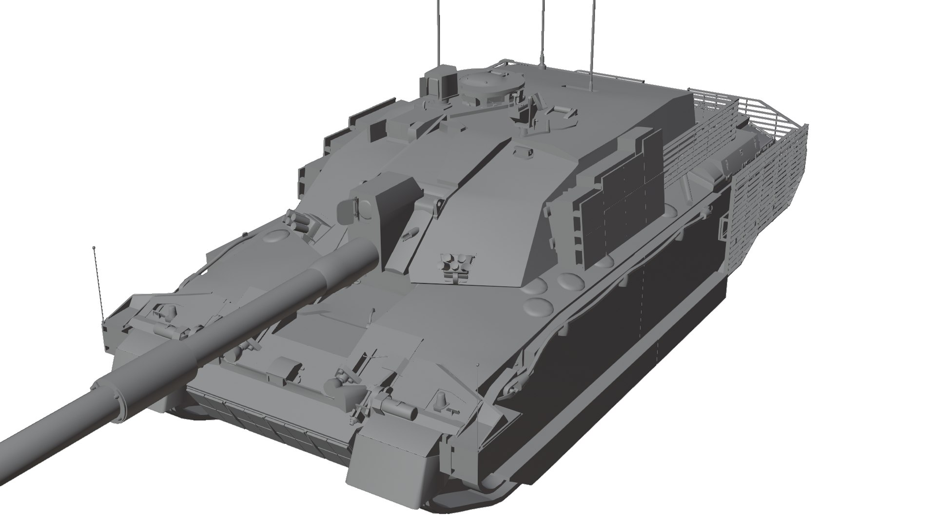 Challenger 2 Tank Model - TurboSquid 1852709