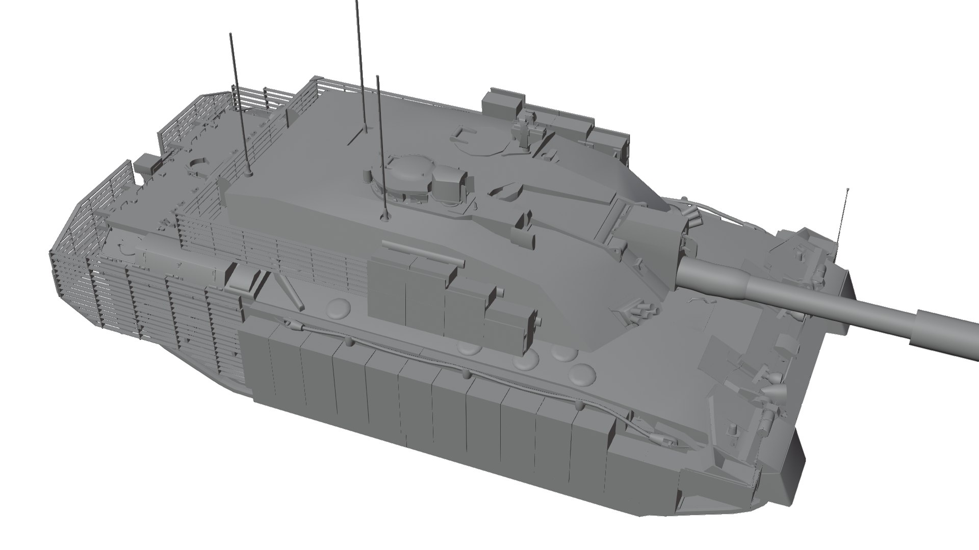 Challenger 2 Tank Model - TurboSquid 1852709