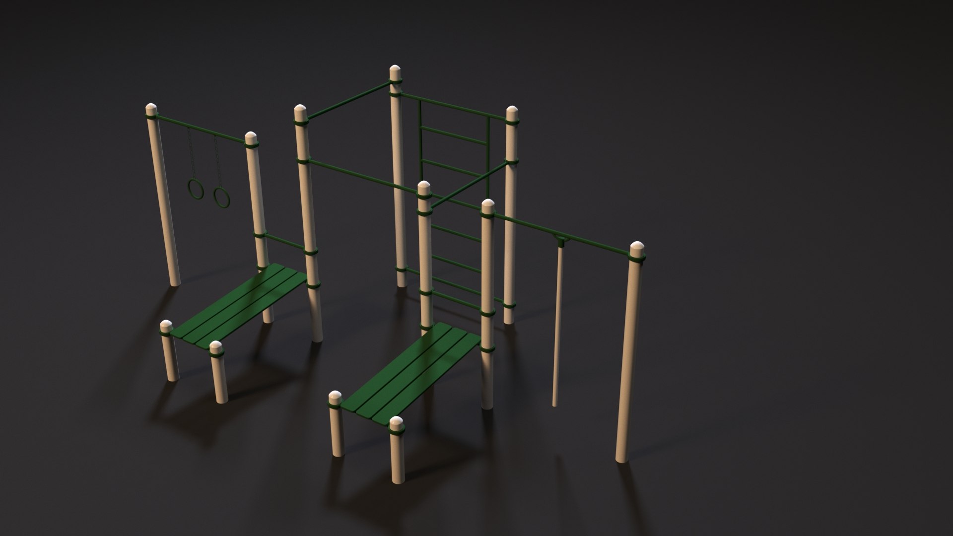 3D Workout Sports Exercises Model - TurboSquid 1604340