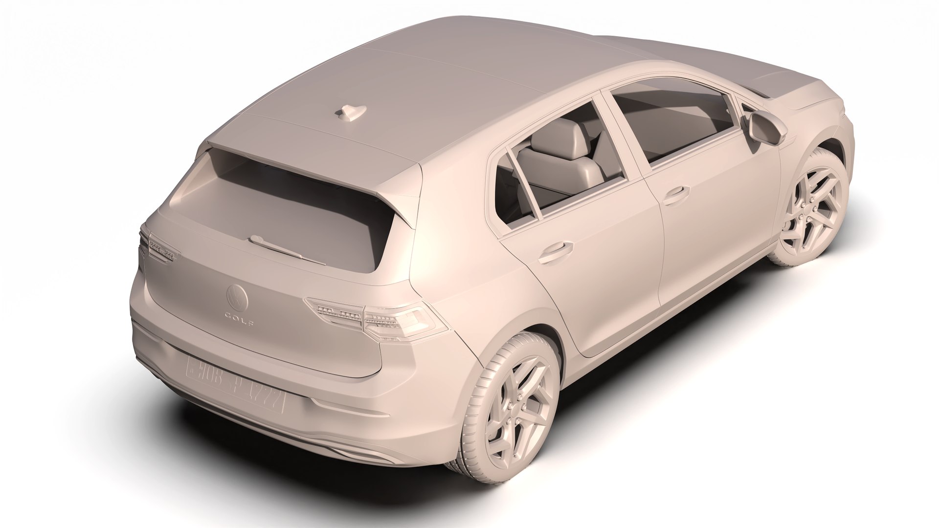 3D Volkswagen Car Model - TurboSquid 1472246