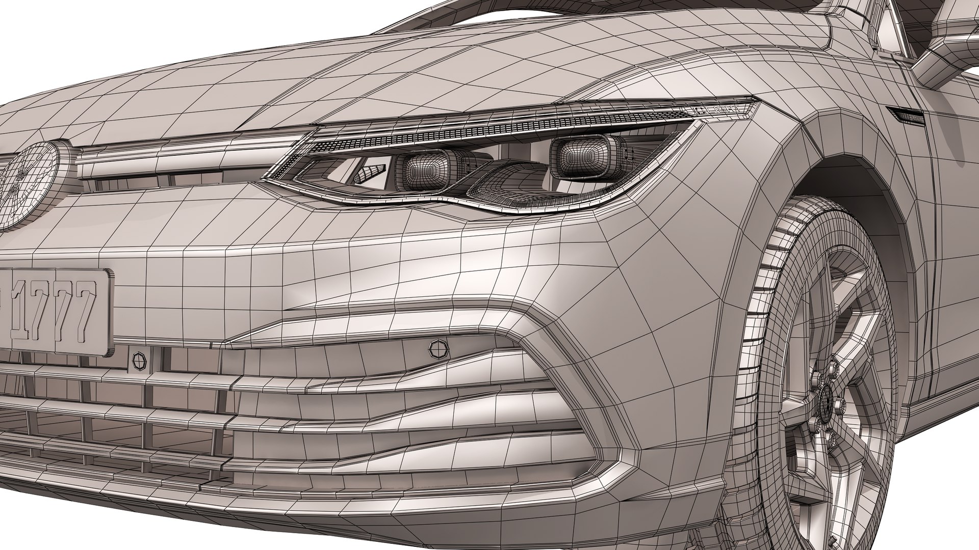 3D Volkswagen Car Model - TurboSquid 1472246