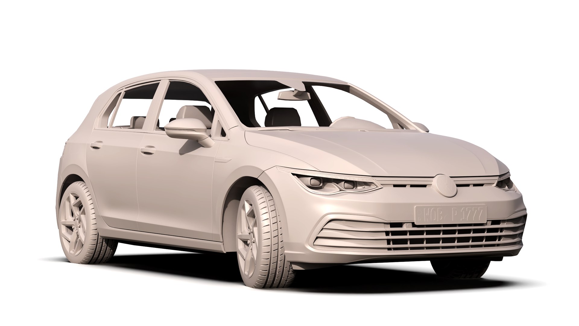 3D Volkswagen Car Model - TurboSquid 1472246