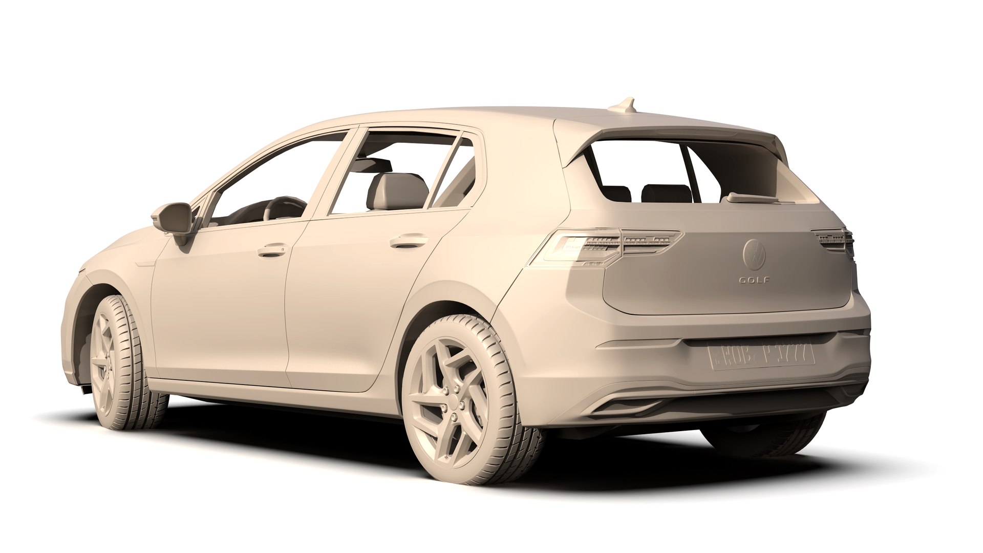 3D Volkswagen Car Model - TurboSquid 1472246