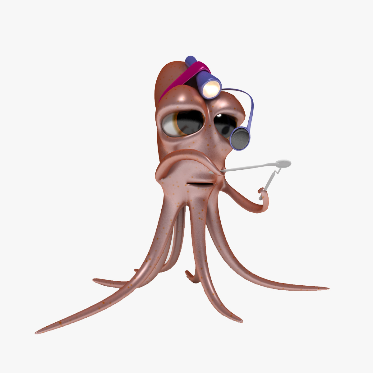 maya dentist octopus animation