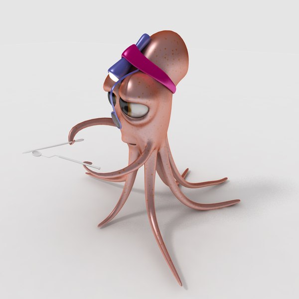 maya dentist octopus animation