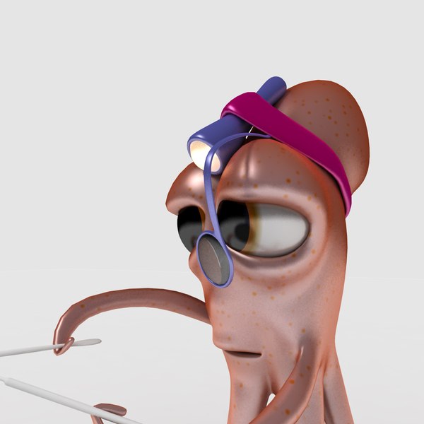 maya dentist octopus animation