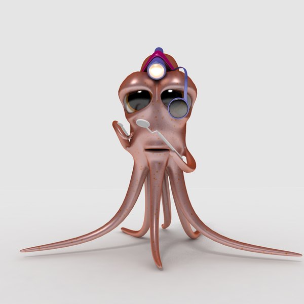 maya dentist octopus animation