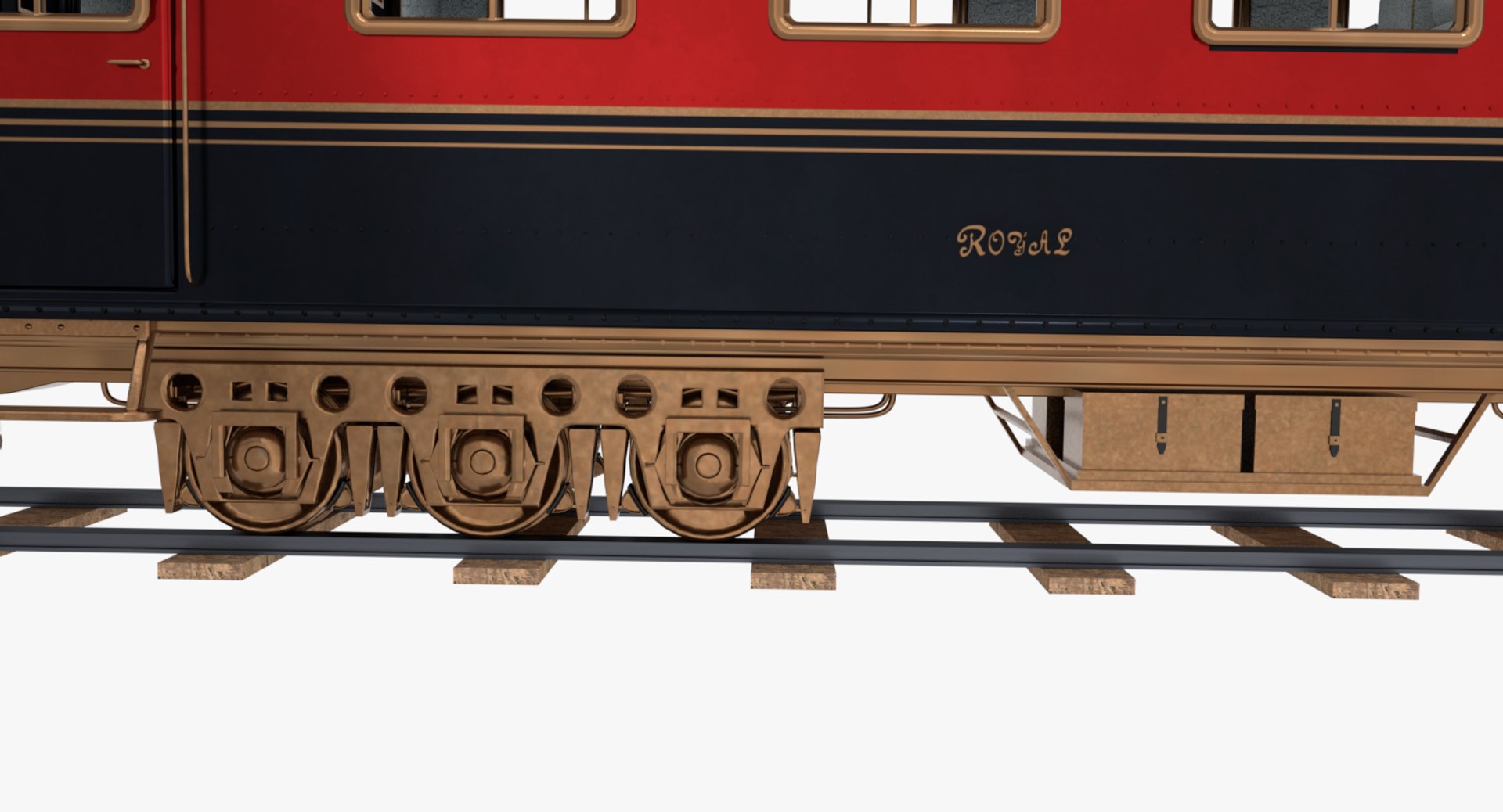 Steam Train Model - TurboSquid 1335544