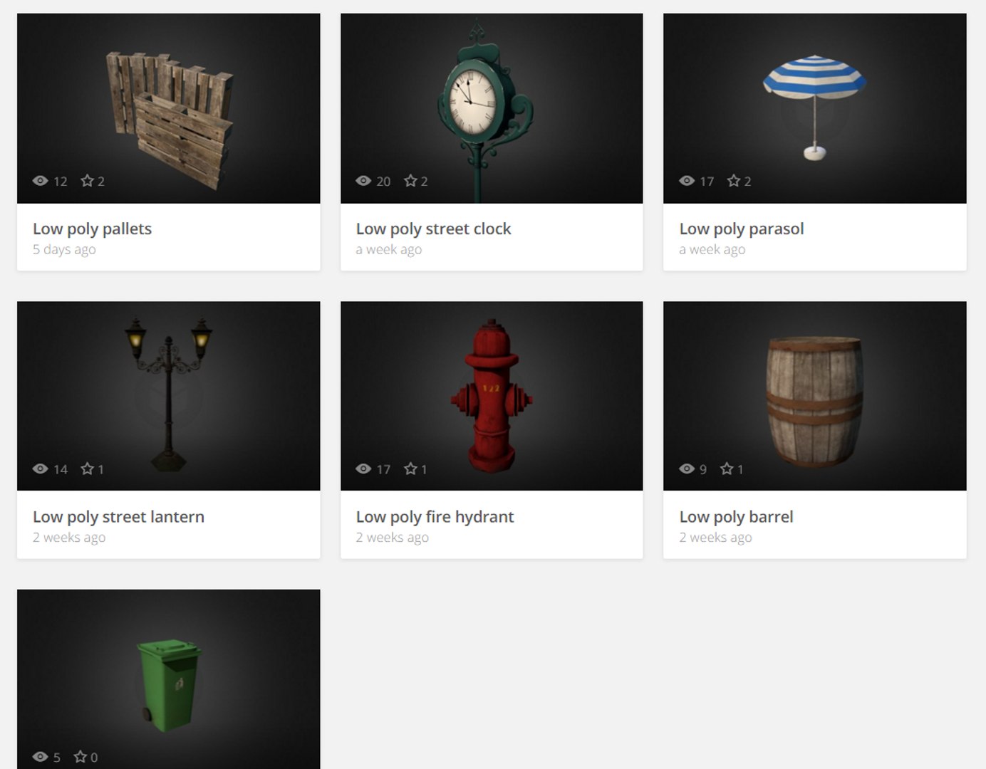 3d Model City Objects