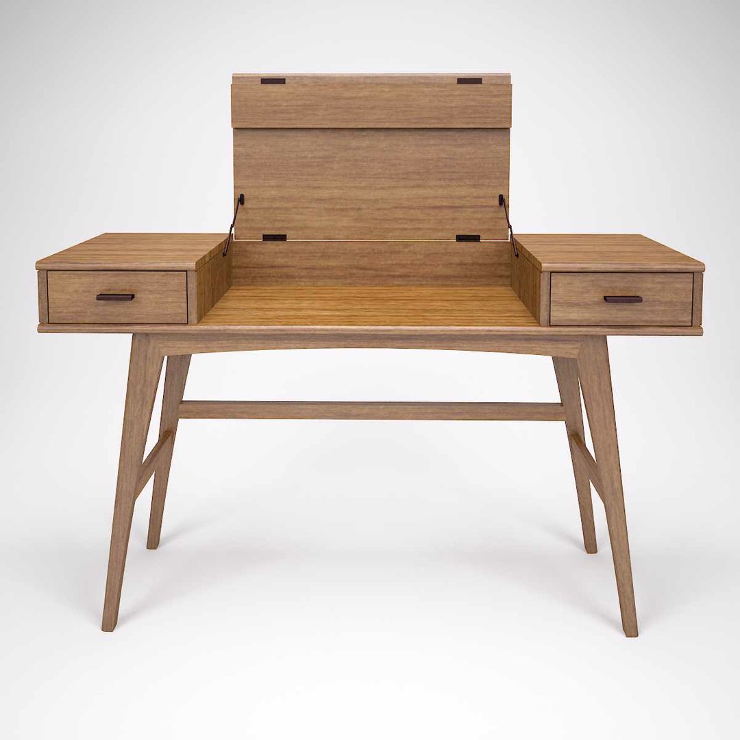 3D model writing desk console - TurboSquid 1246858