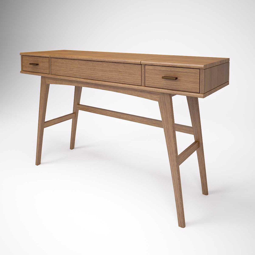 3D model writing desk console - TurboSquid 1246858