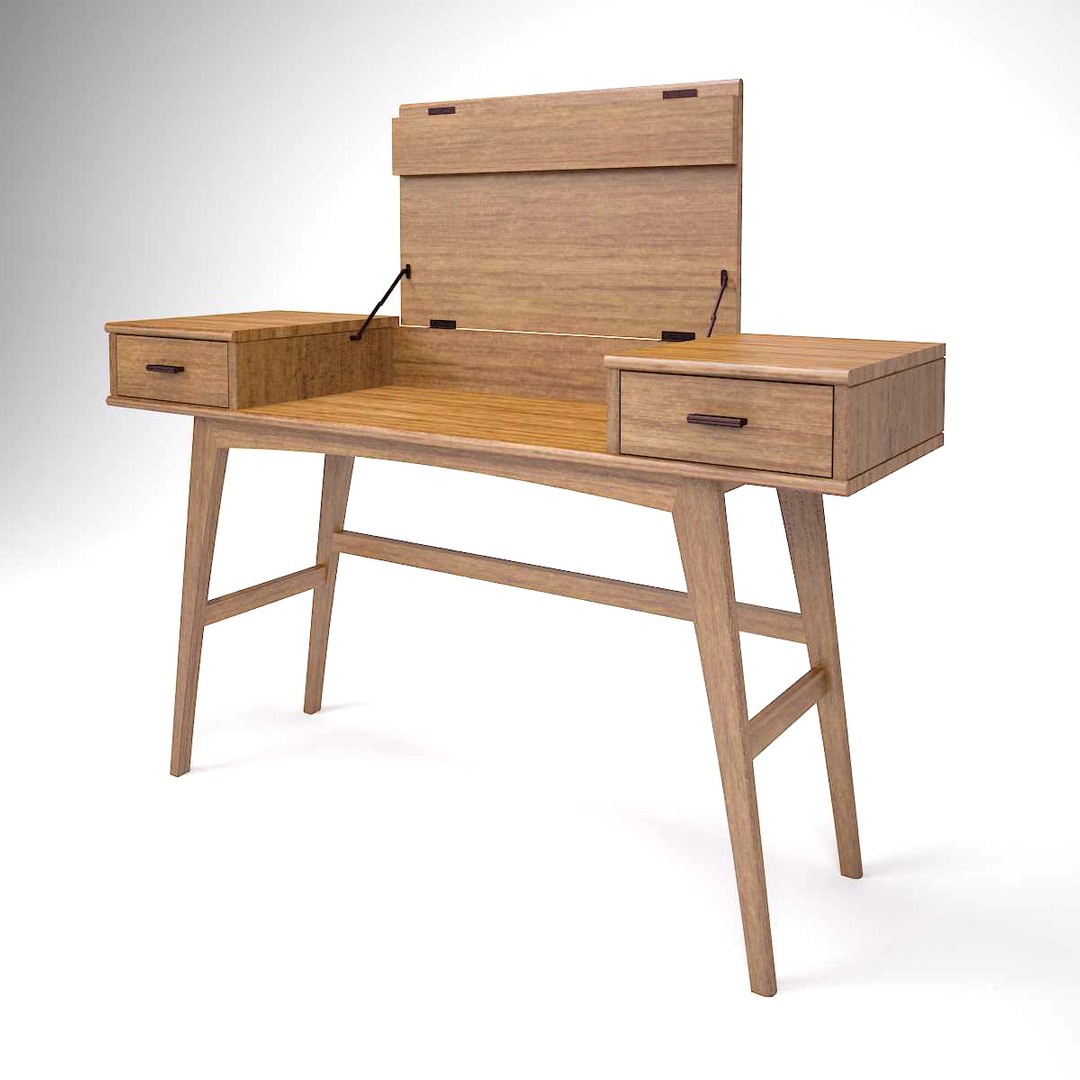 3D model writing desk console - TurboSquid 1246858
