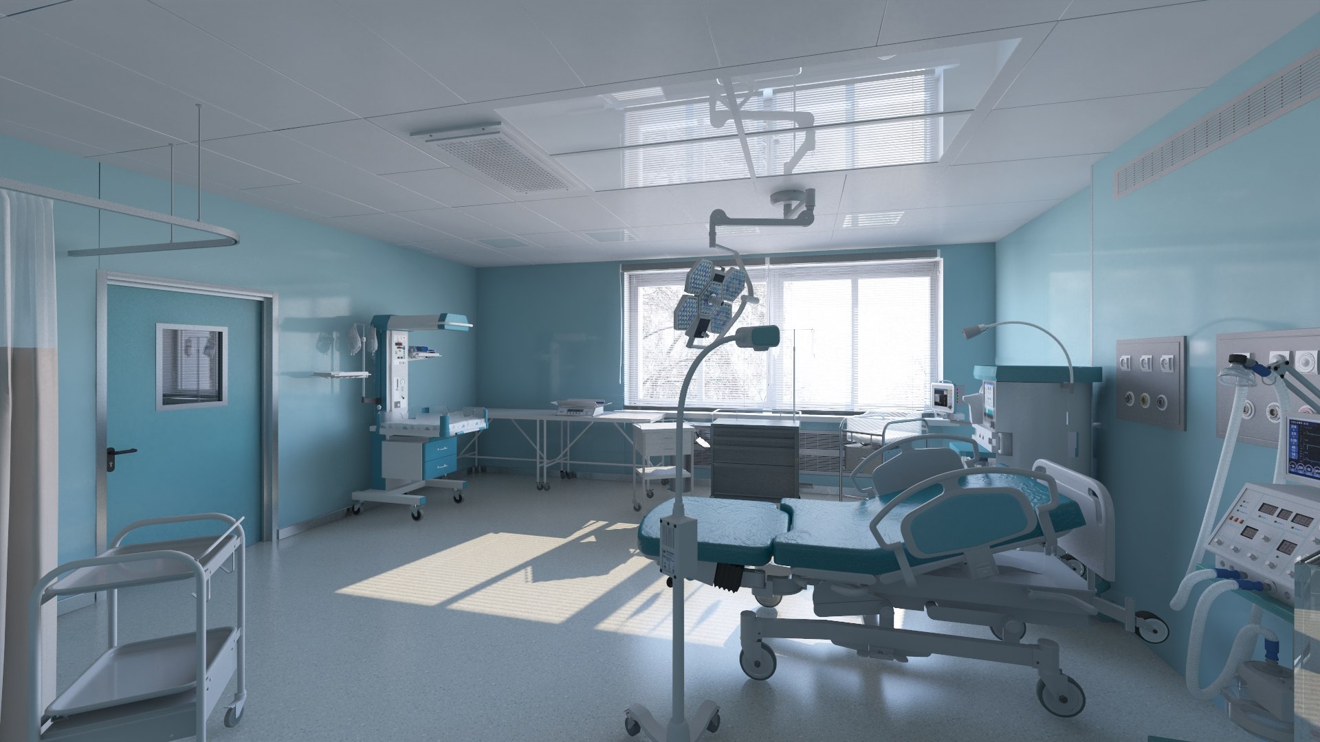 3D Maternity Ward Ward Room 2 - TurboSquid 2013164