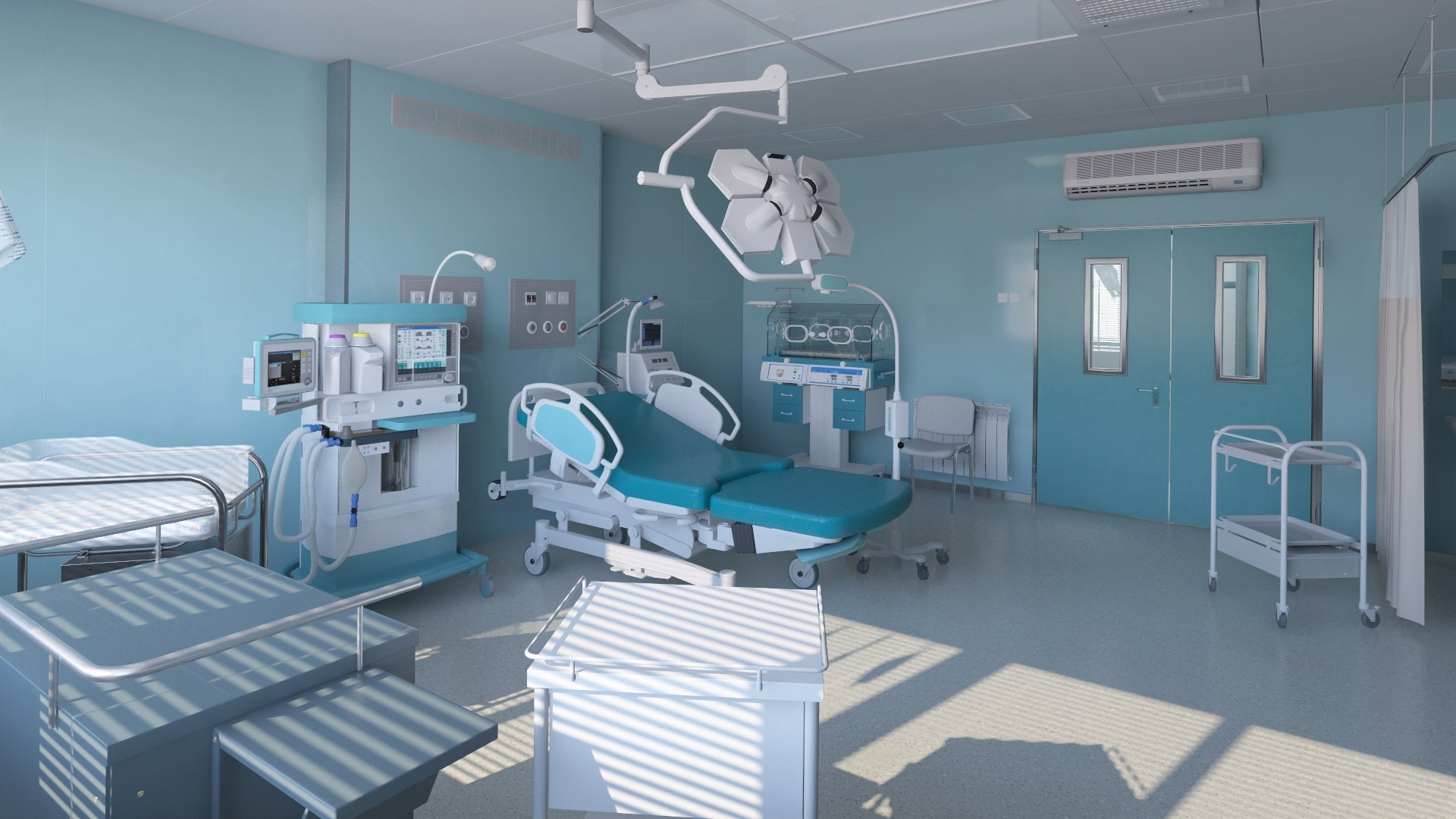3D Maternity Ward Ward Room 2 - TurboSquid 2013164