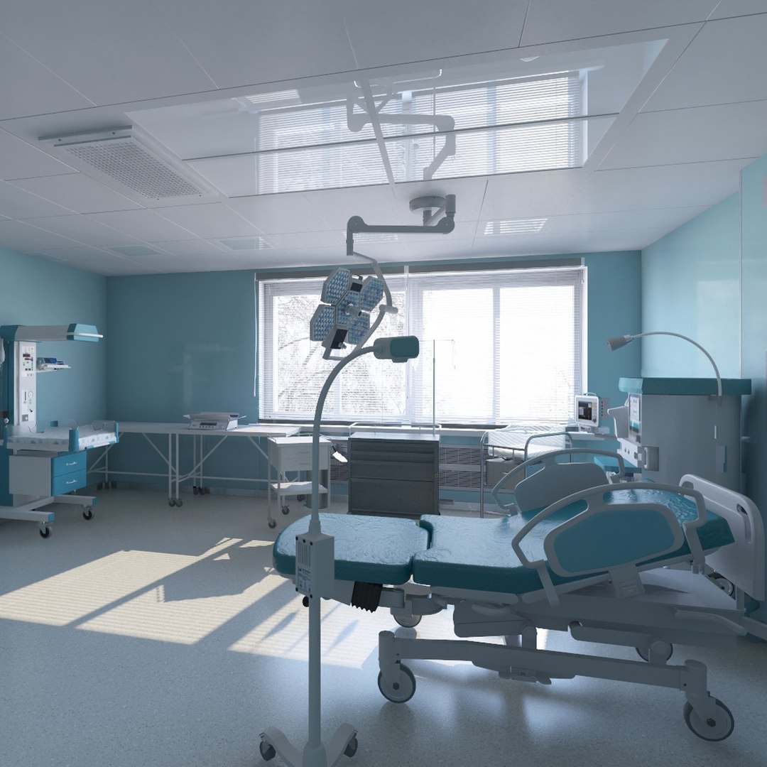 3D Maternity Ward Ward Room 2 - TurboSquid 2013164