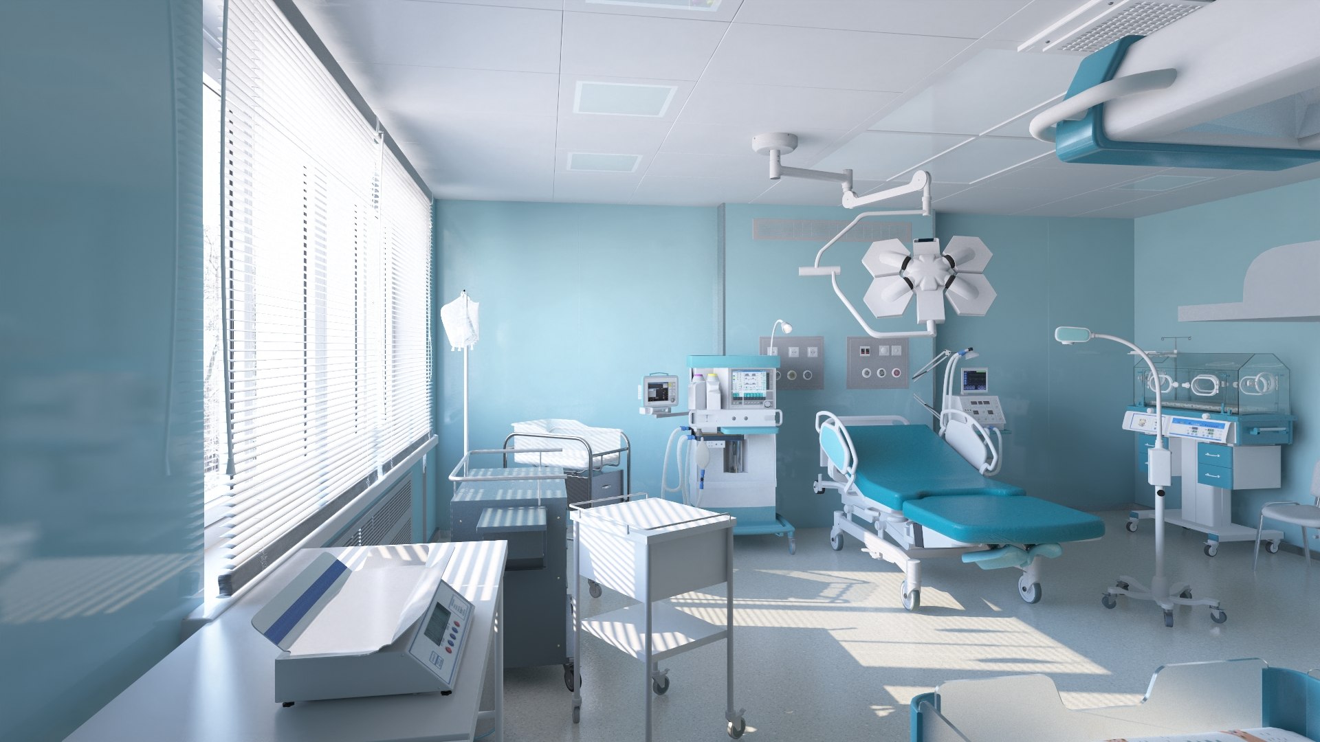 3D Maternity Ward Ward Room 2 - TurboSquid 2013164