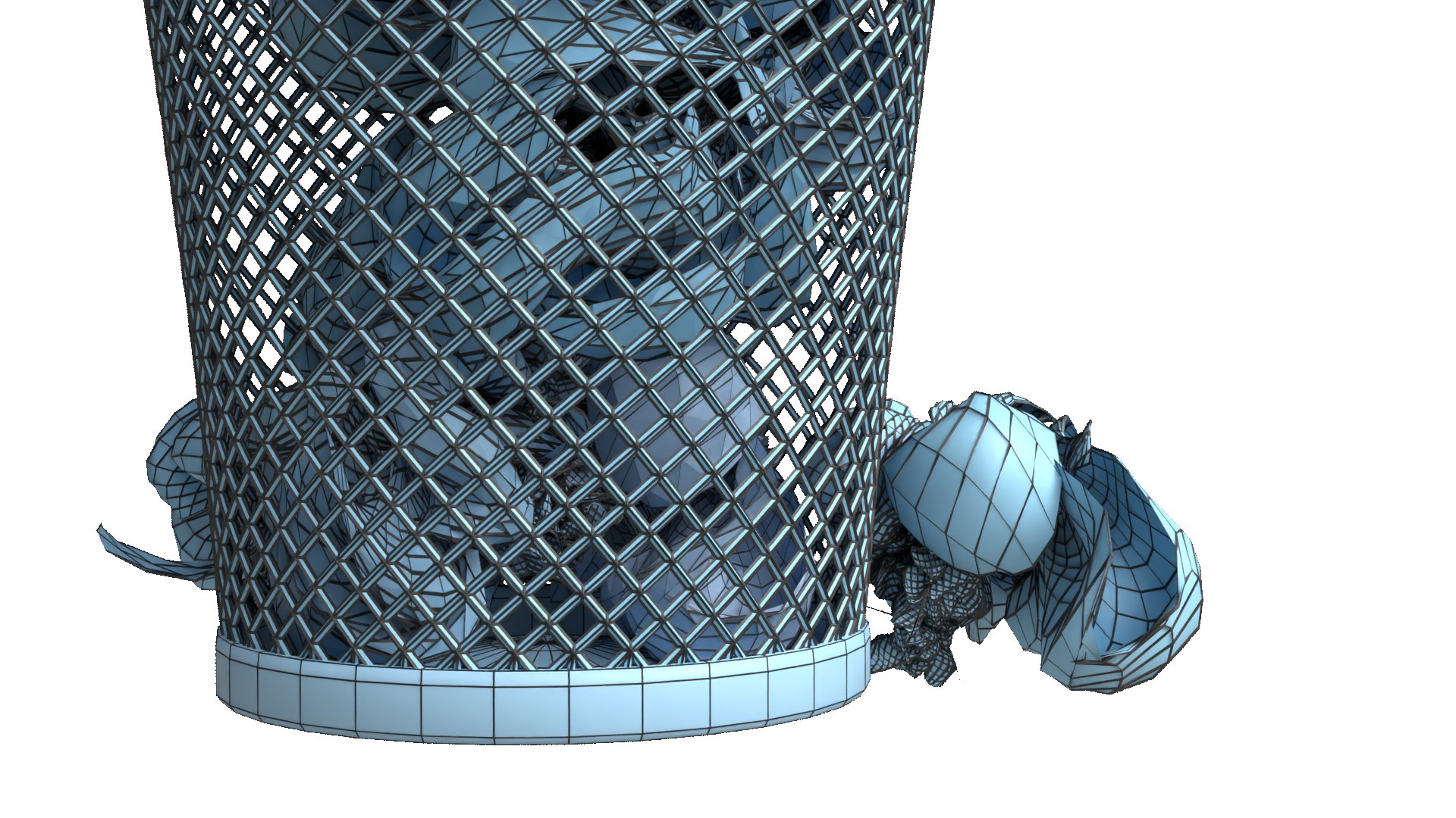 Papers Trash 3D Model - TurboSquid 2244268