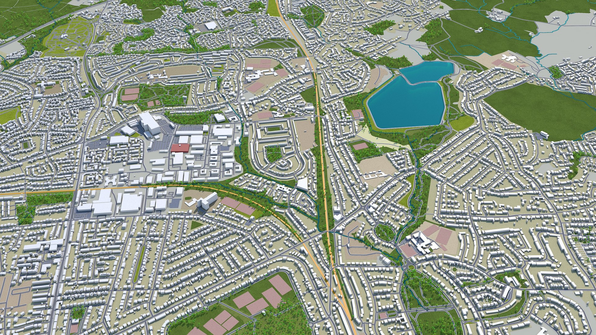 3D Model Cardiff Wales UK - TurboSquid 1719739