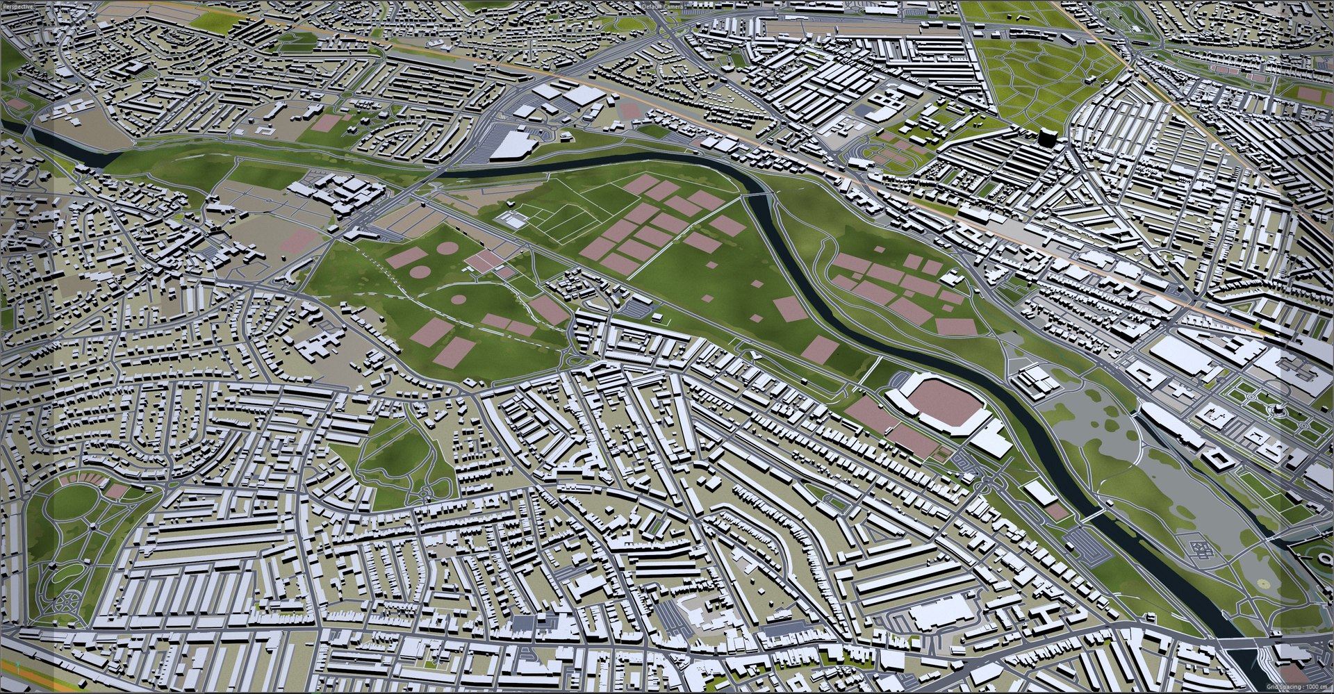 3D Model Cardiff Wales UK - TurboSquid 1719739