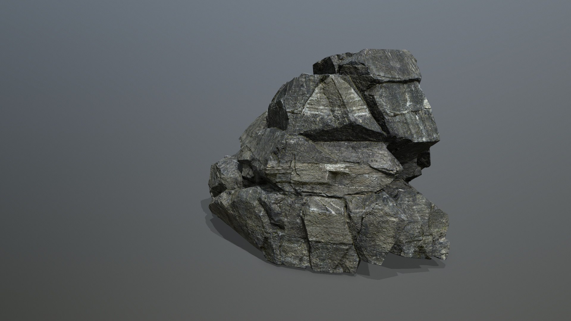 3D Cliff Rocks Model - TurboSquid 2275471