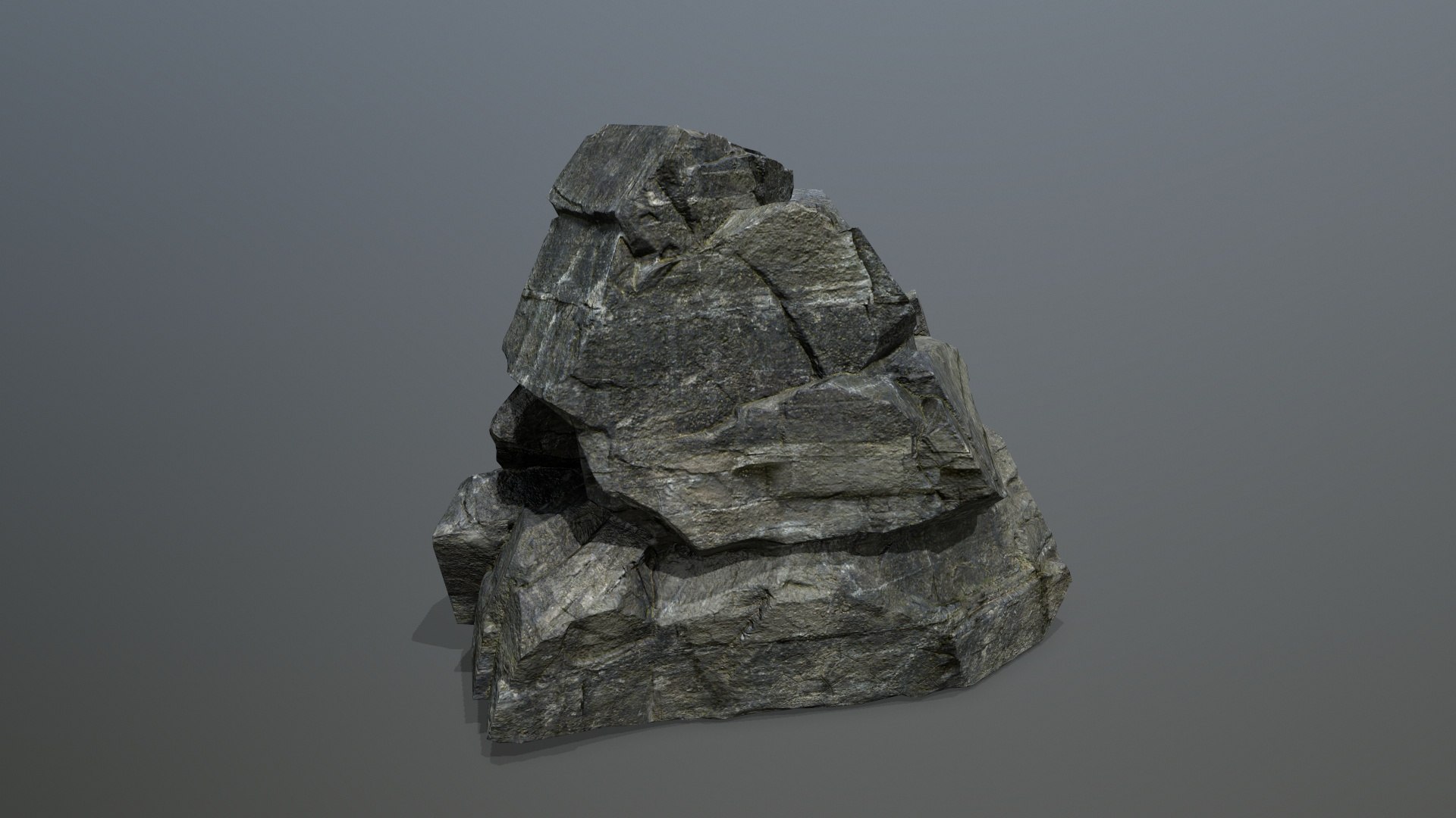 3D Cliff Rocks Model - TurboSquid 2275471