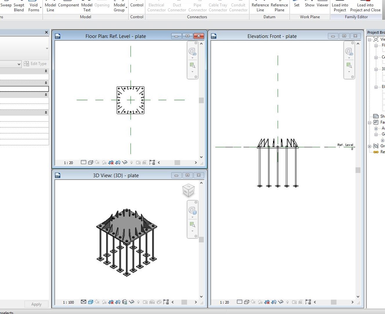3D Structure Plate - TurboSquid 1174200