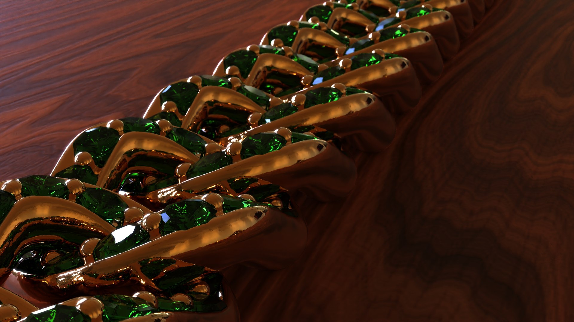 Gem-Studded Chain Link Model - TurboSquid 2325090