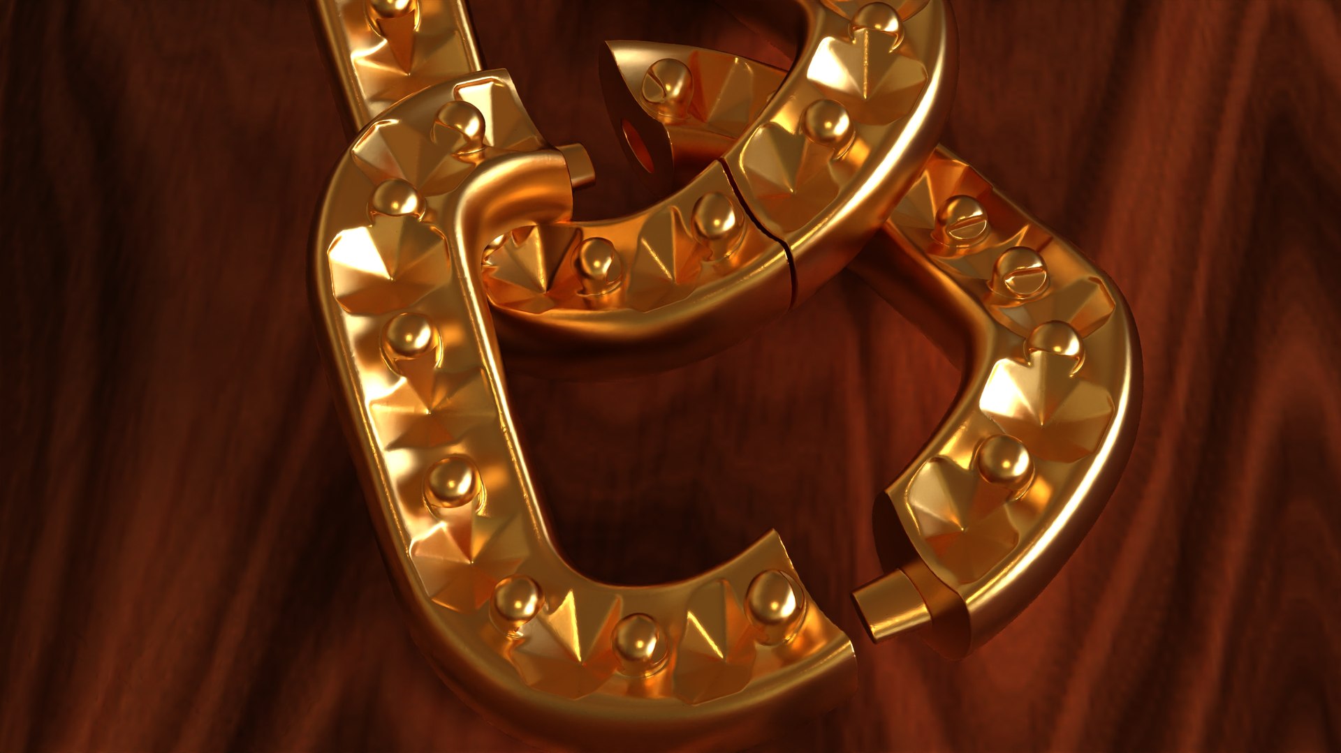 Gem-Studded Chain Link Model - TurboSquid 2325090