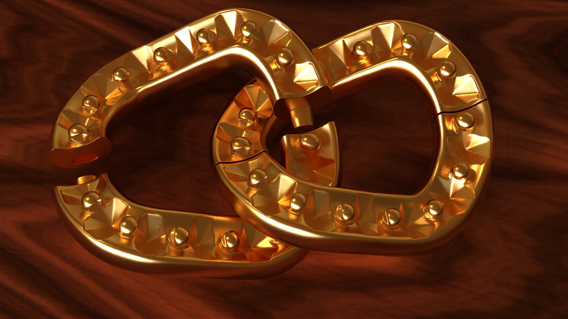 Gem-Studded Chain Link Model - TurboSquid 2325090