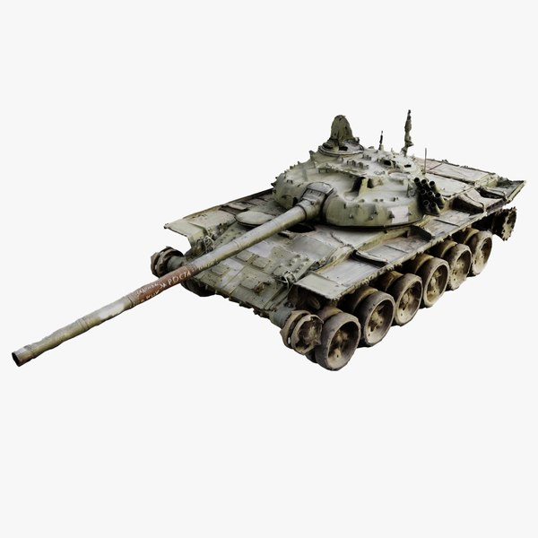 modelo 3d Tanque T-72 destruido - TurboSquid 2122618