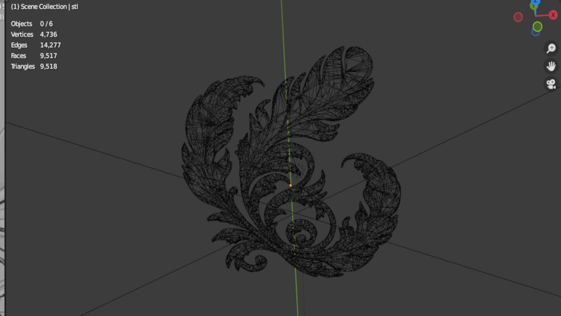 3D feather decor set wall panel 11 - TurboSquid 2176779