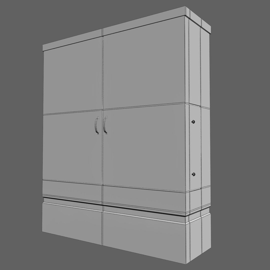 3D Outdoor Electric Power Control Panel - TurboSquid 1164487
